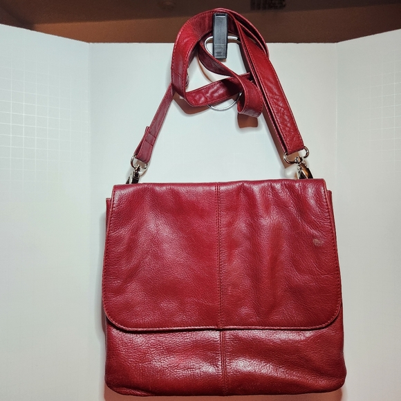 latico | Bags | Latico Red Soft Leather Crossbody Bag | Poshmark